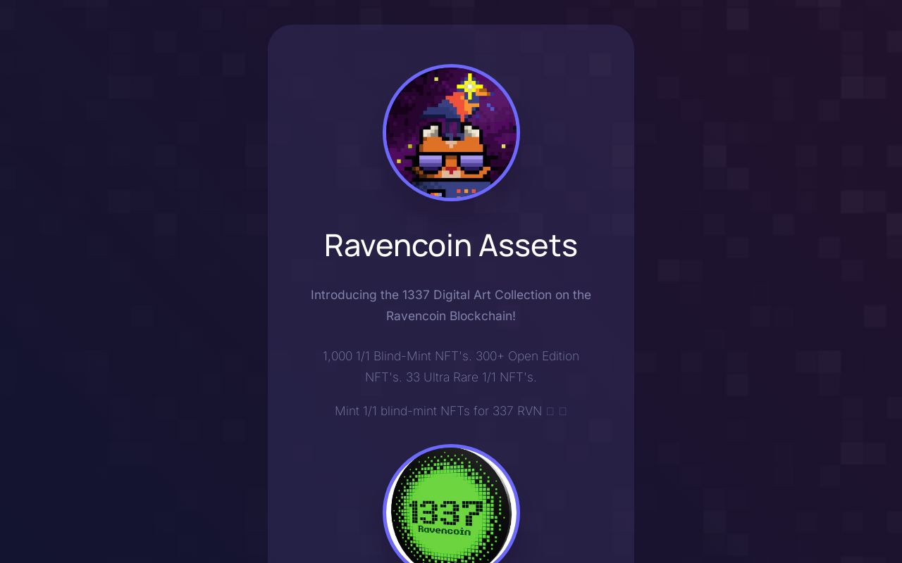 Ravencoin Assets